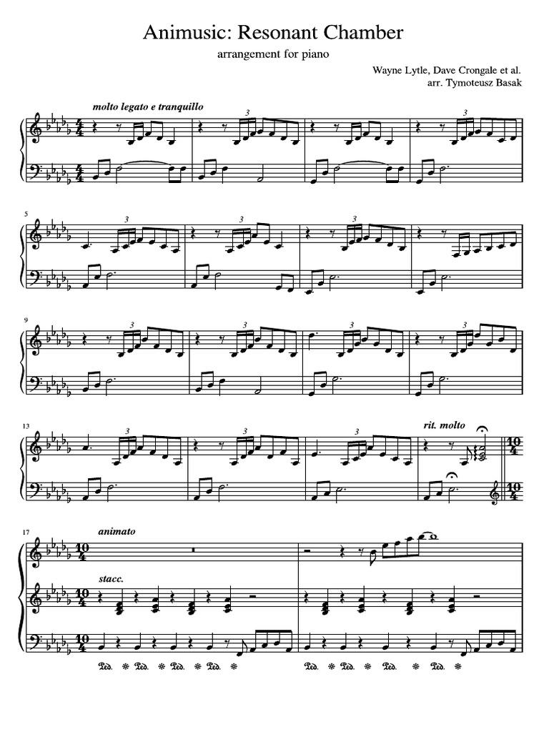 Animusic Resonant Chamber | PDF