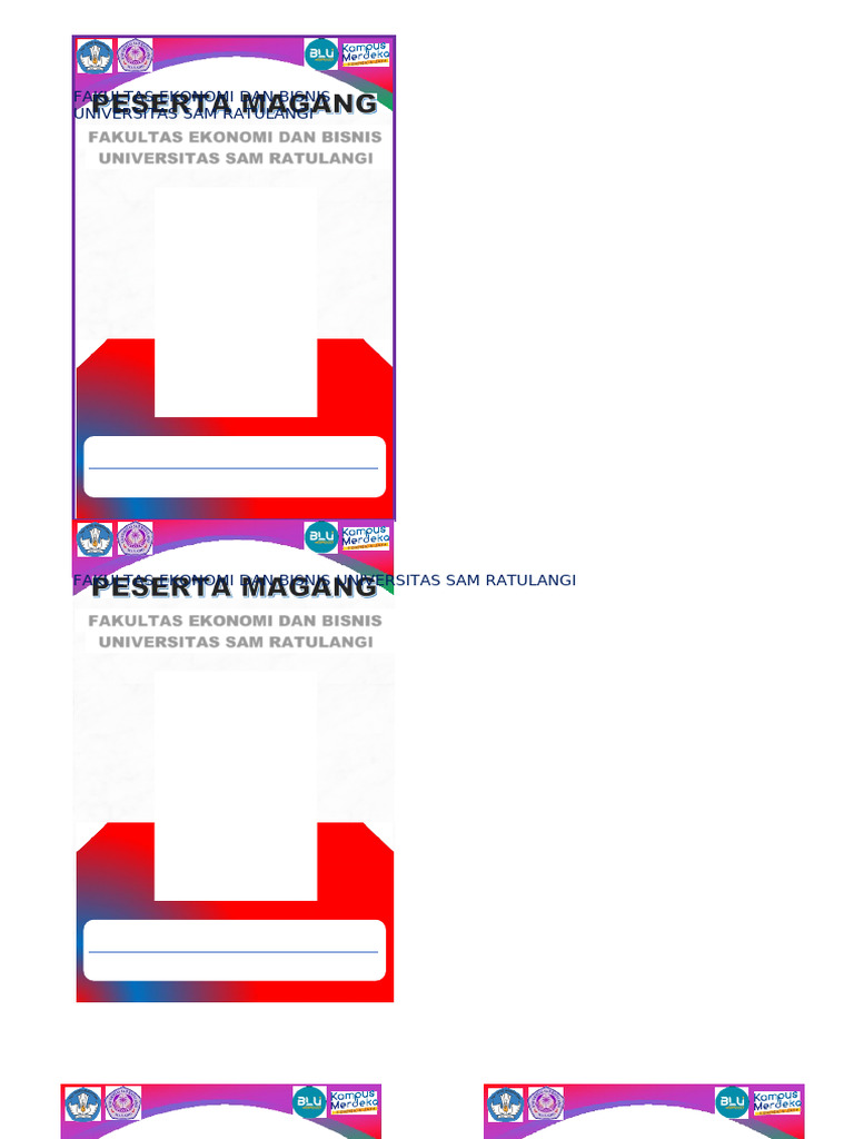 Contoh Id Card Magang 2022 | PDF