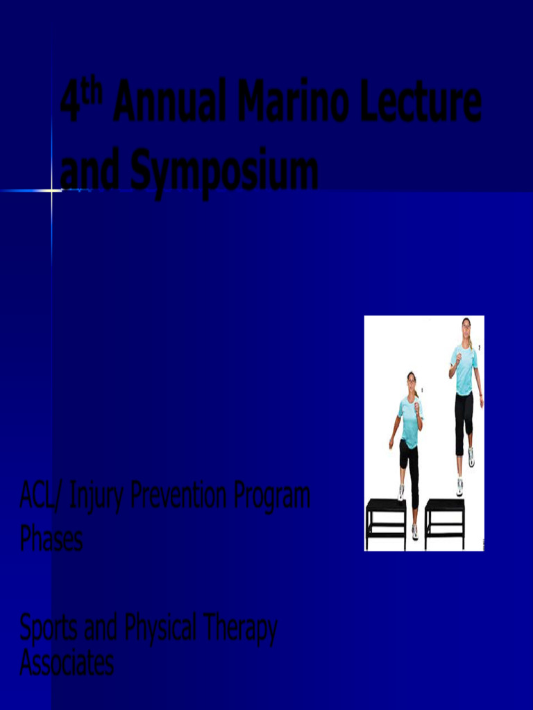 Acl Injury Prevention Program Pdf Strength Training Physical Fitness