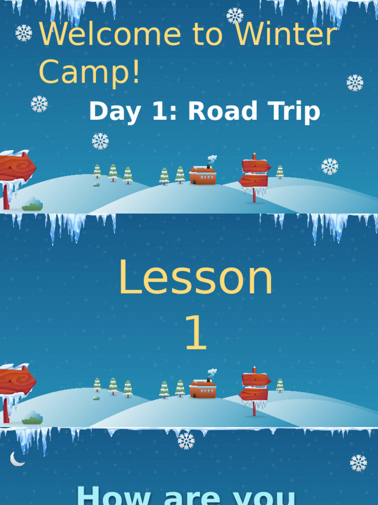 Winter Camp: Water and Land Lessons | PDF | River | Water