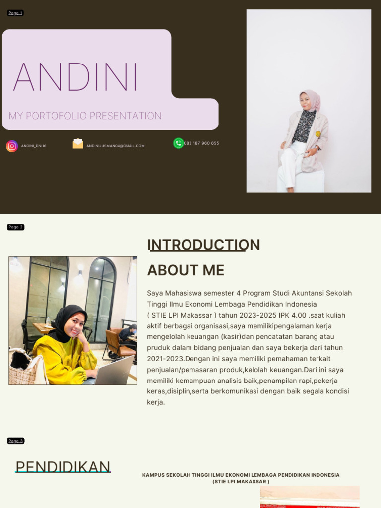 Andini Portofolio | PDF