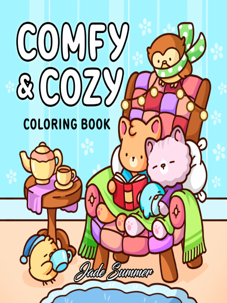 Comfy Cozy - Cute Coloring Book | PDF