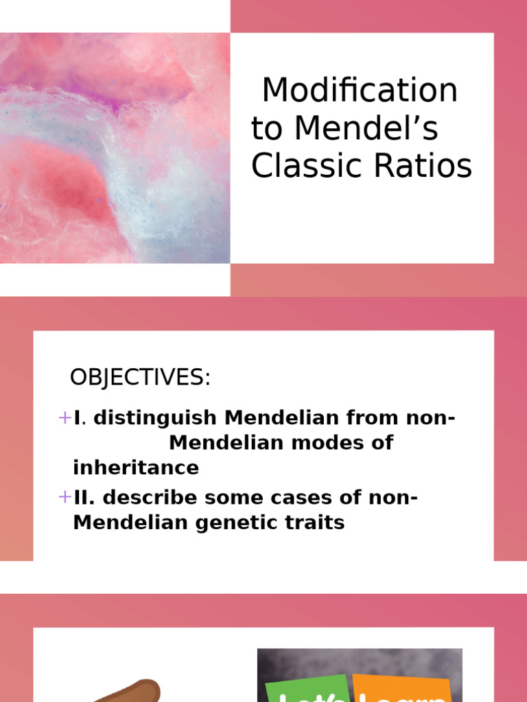 Lesson 3 Non Mendelian | PDF | Dominance (Genetics) | Zygosity