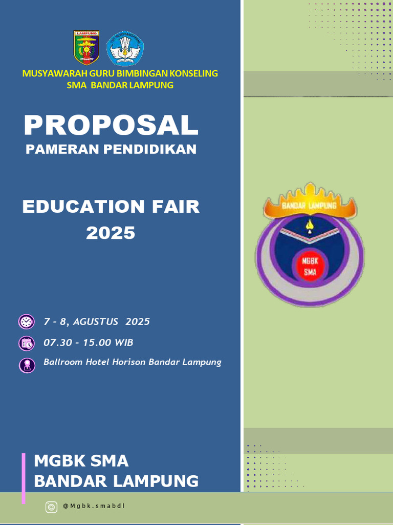 PROPOSAL EDUFAIR MGBK Kampus Nasional | PDF