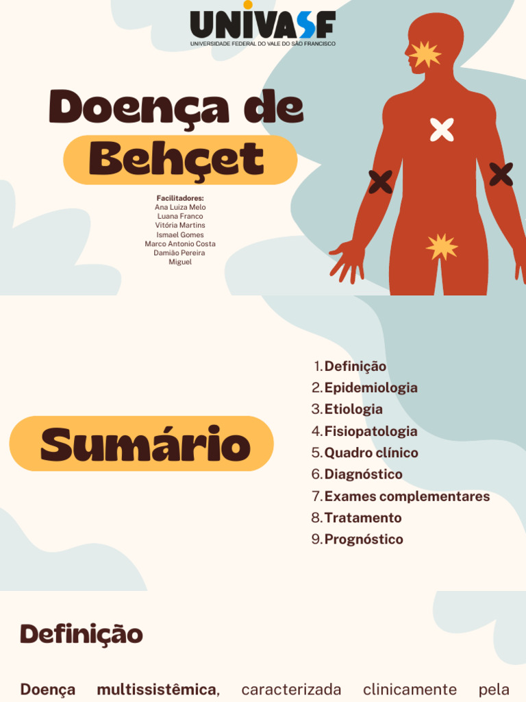 Doença de Behçet: Sintomas e Tratamento | PDF | Endotélio | Genética