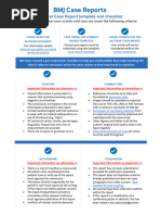 Case Report Template Guide | PDF | Medical Diagnosis | Case Report