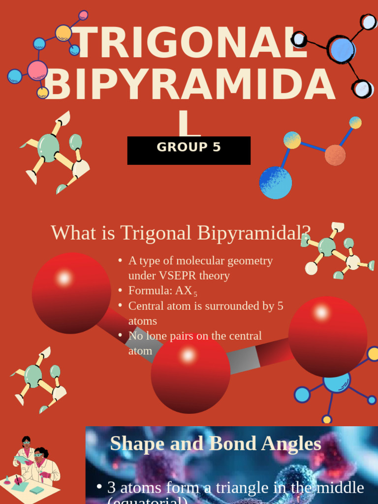 Trigonal Bipyramidal Molecular Geometry | PDF