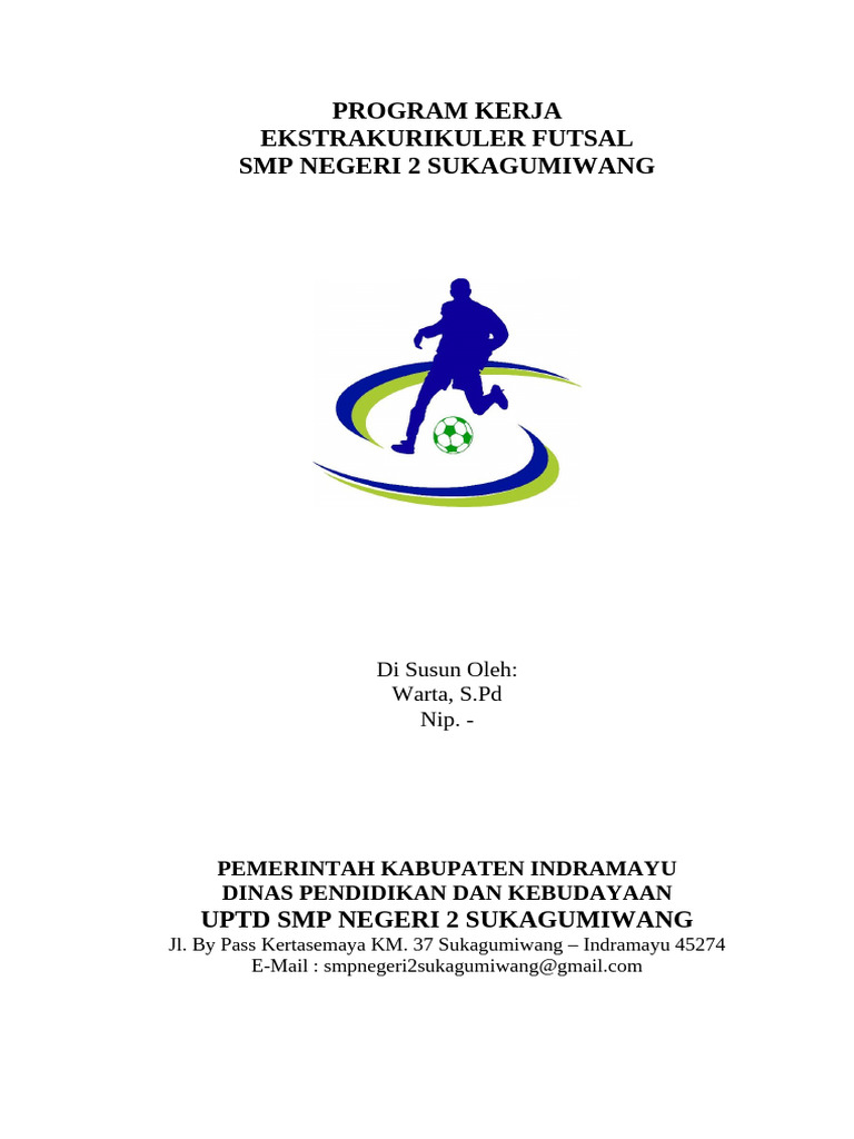 Program Kerja Ekstrakurikuler Futsal | PDF