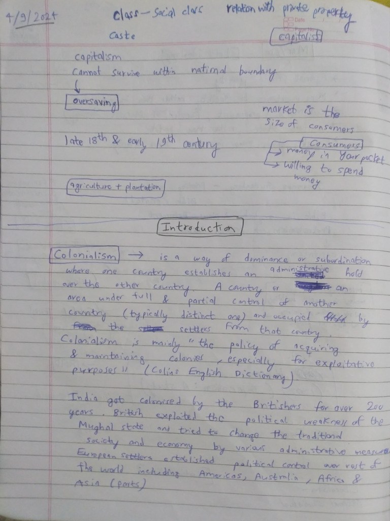 Colonialism and Nationalism Introduction | PDF