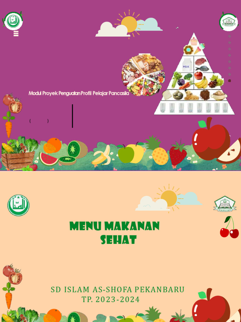 54. Modul P5 Kelas v (Menu Makanan Sehat) | PDF