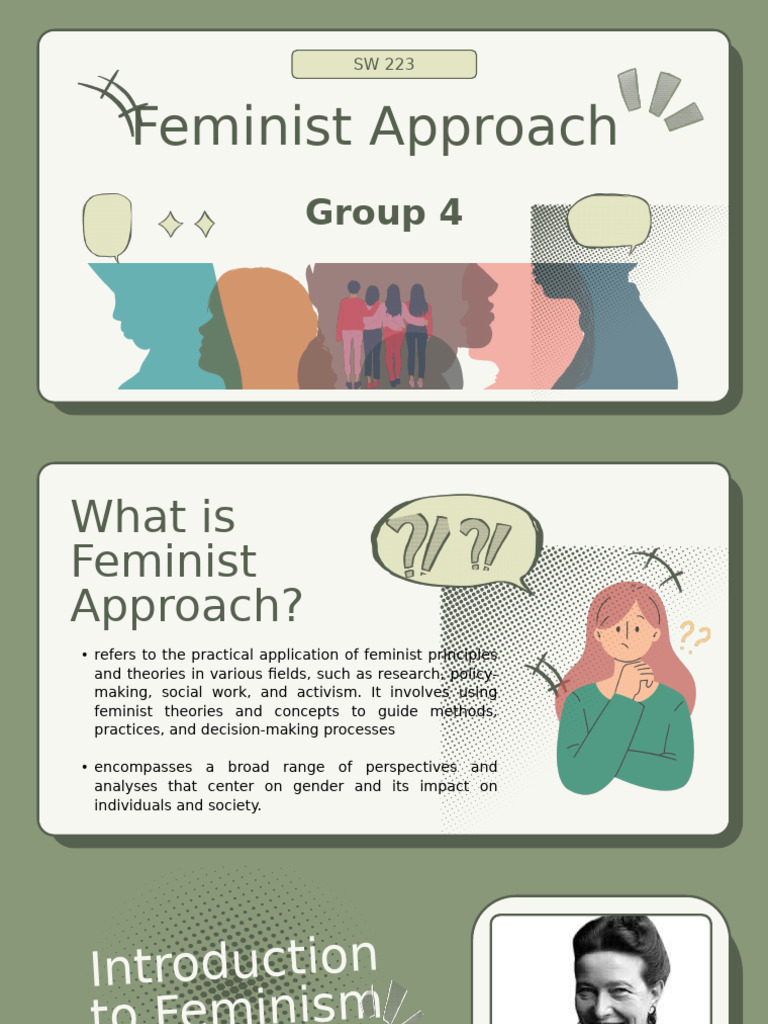 Group 4 Feminist Approach . | PDF | Gender Studies | Feminism