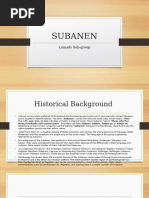 Subanen People: Culture and Challenges | PDF | Mindanao | Ethnicity