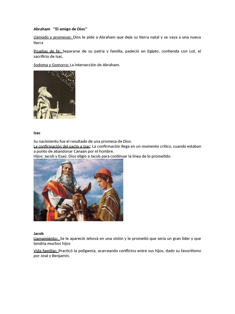Historia de Abraham e Isac | PDF