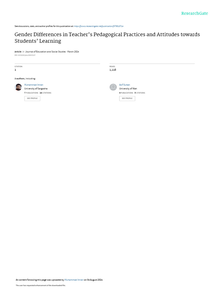 823 Jess 4863 1 10 202404132 | PDF | Teachers | Classroom Management