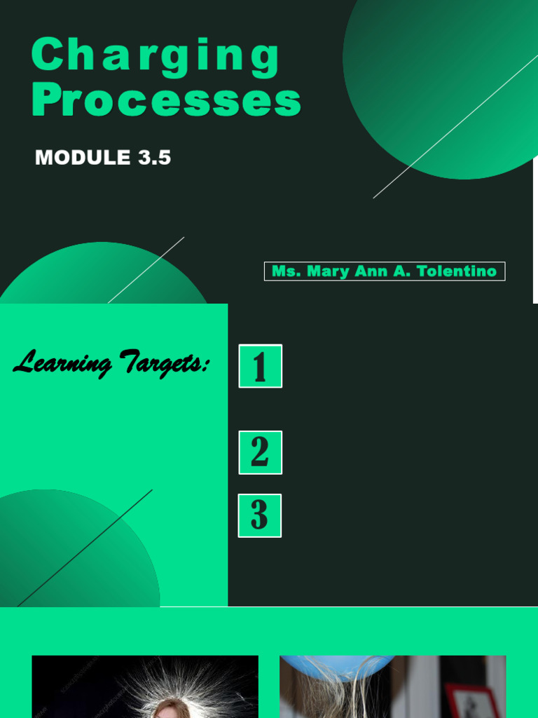 Science 7 - Module 3.5 Charging Processes | PDF | Electron | Electric ...
