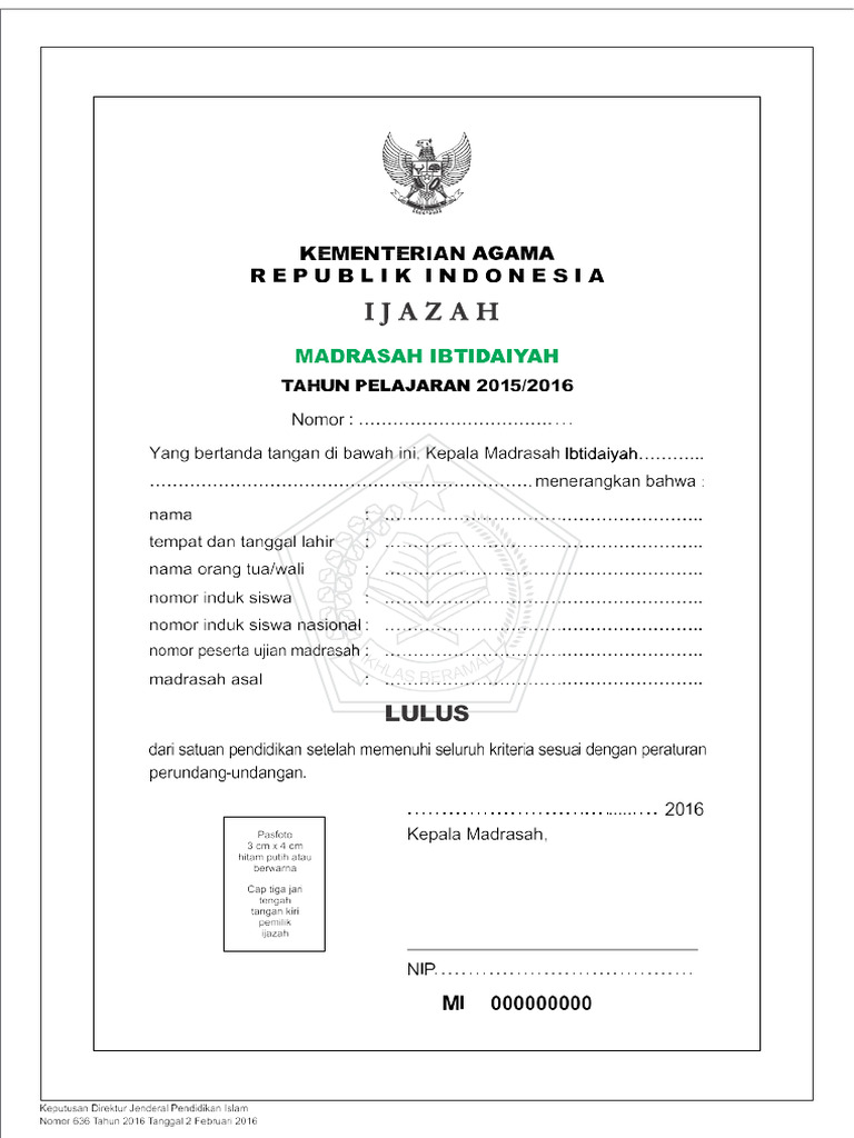 Contoh Ijazah PDF | PDF