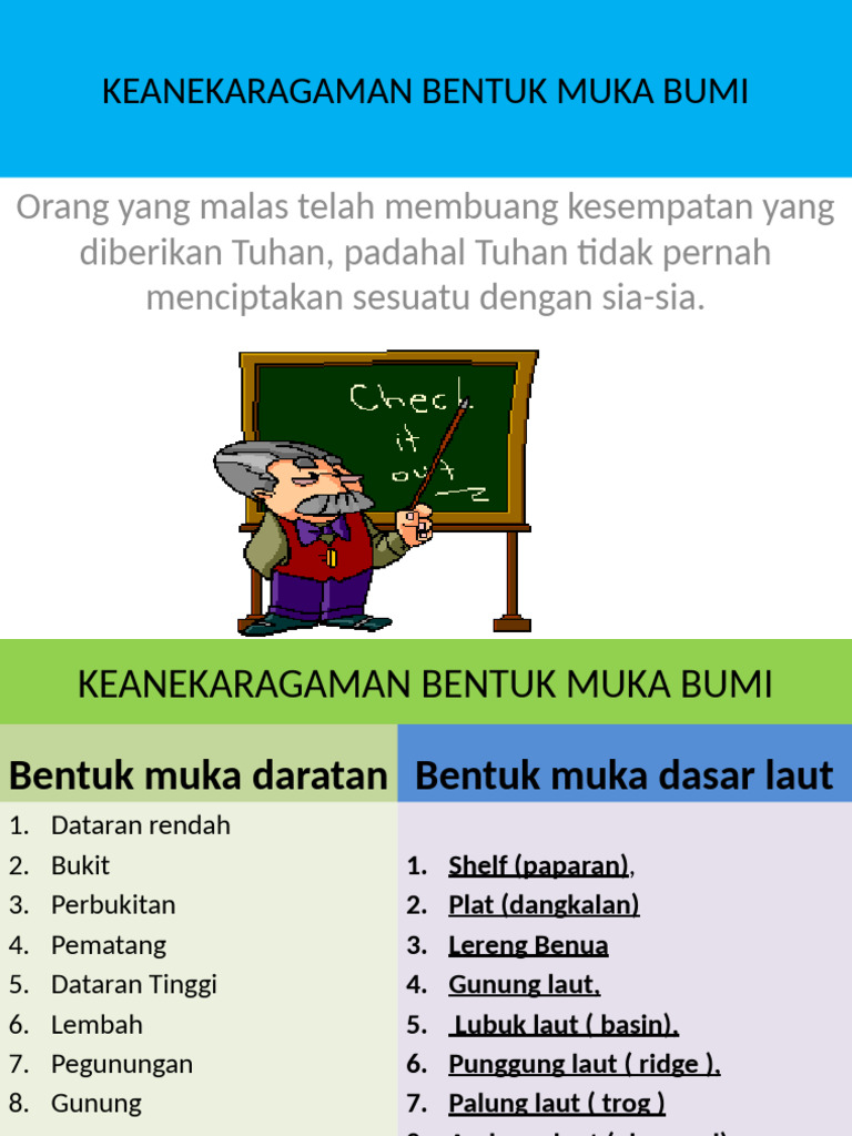 Keanekaragaman Bentuk Muka Bumi | PDF