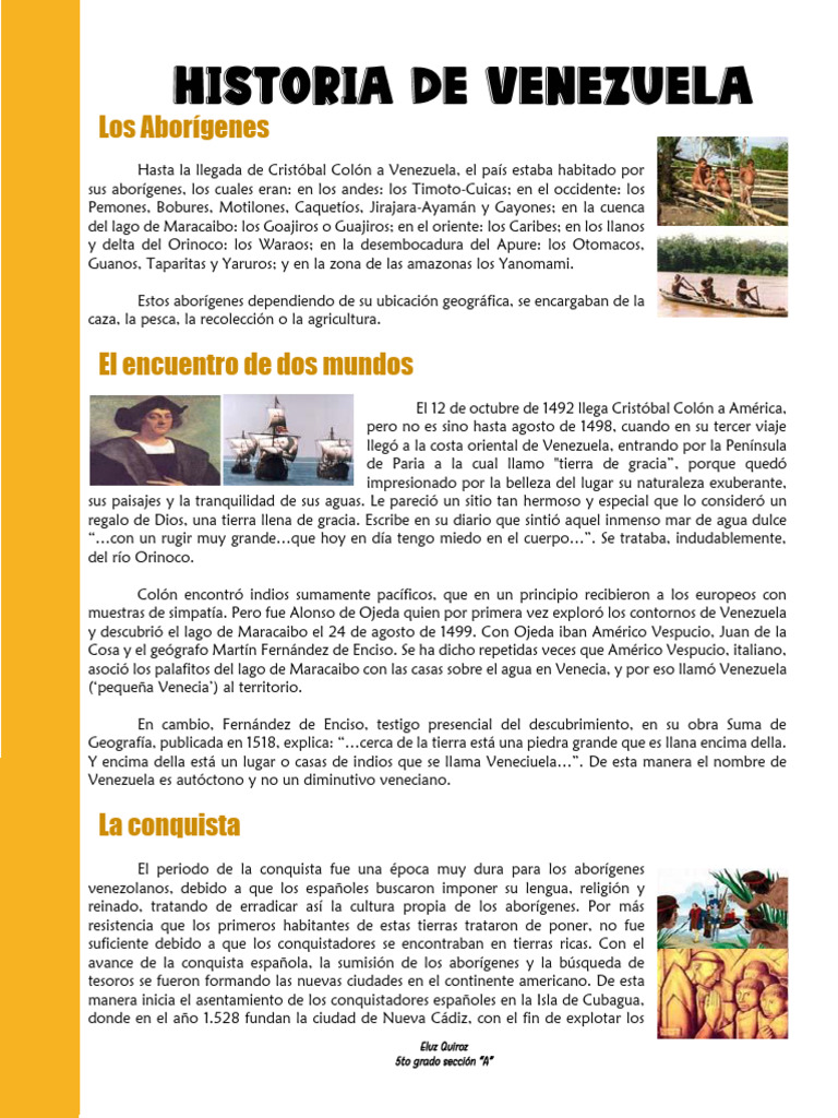 Historia de Venezuela | PDF | Venezuela | Imperio español