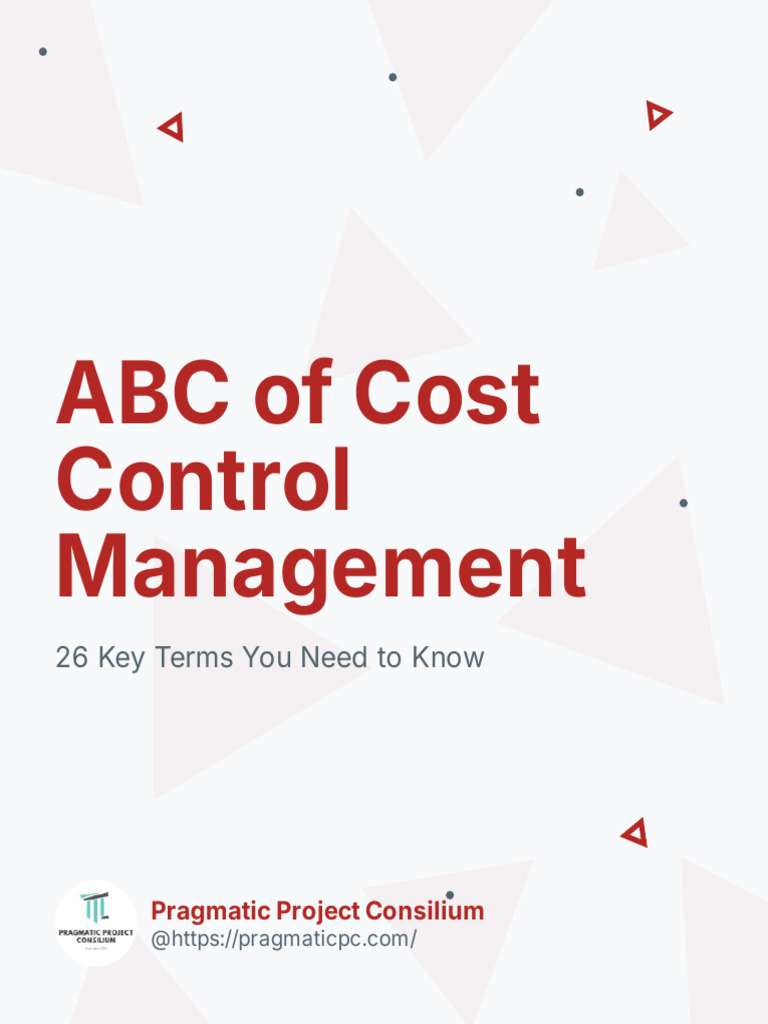 26 Essential Cost Control Terms | PDF | Net Present Value | Budget