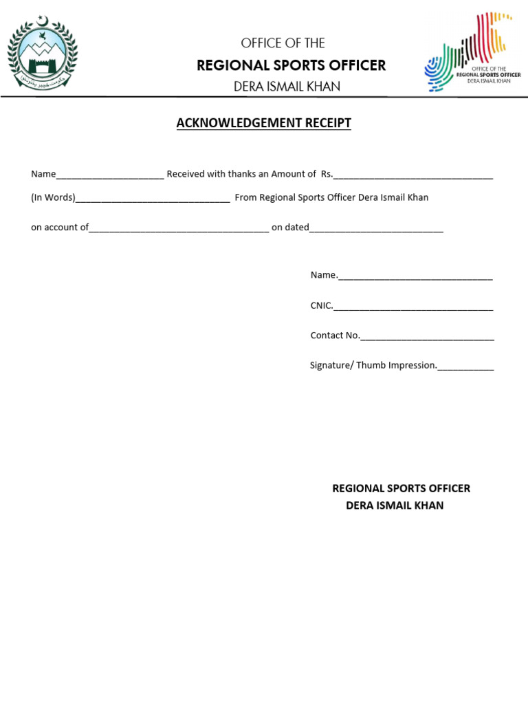 RSO Acknowledgement | PDF