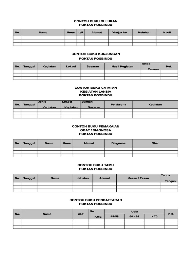 Pdf Contoh Buku Posbindu Compress Pdf