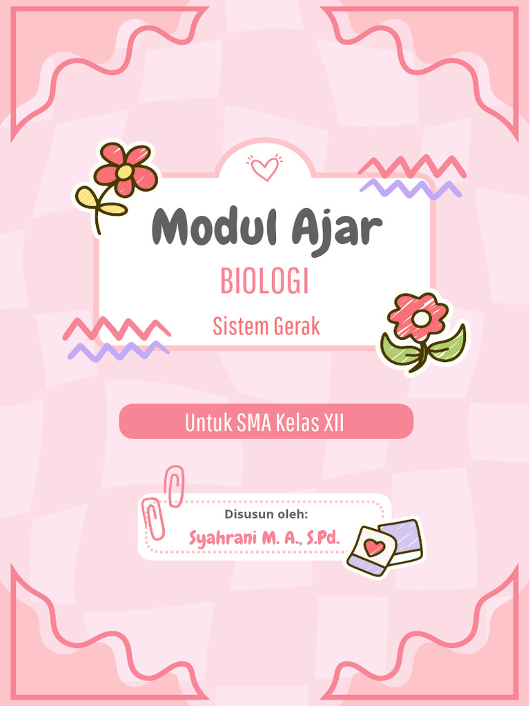 11-Modul Ajar Sistem Gerak | PDF