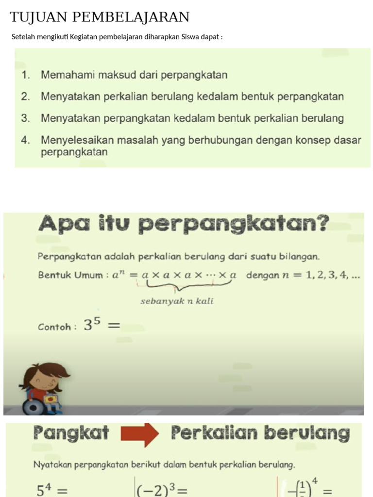 Konsep Perpangkatan | PDF