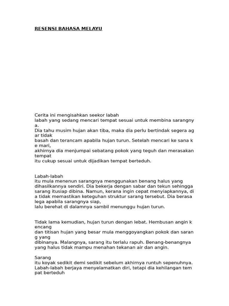 Cerita Ringkas & | PDF