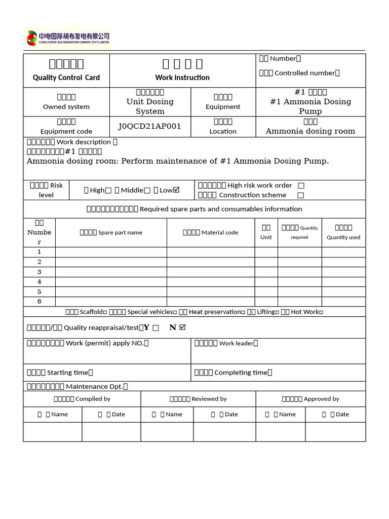#1 Ammonia Dosing Pump | PDF