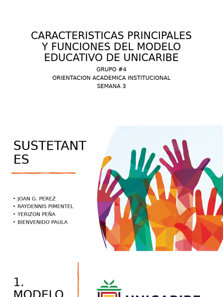Caracteristicas Principales y Funciones Del Modelo Educativo Unicaribe | PDF | Moodle | Aprendizaje