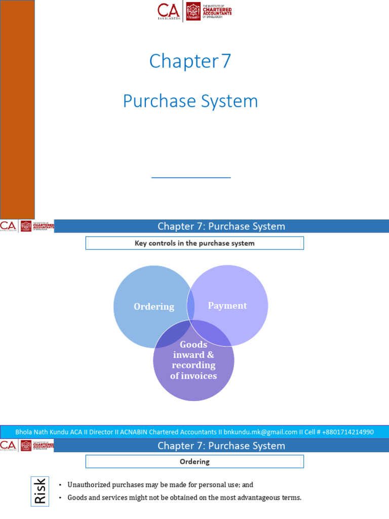 Key Controls in Purchase Systems | PDF | Cheque | Accounts Payable