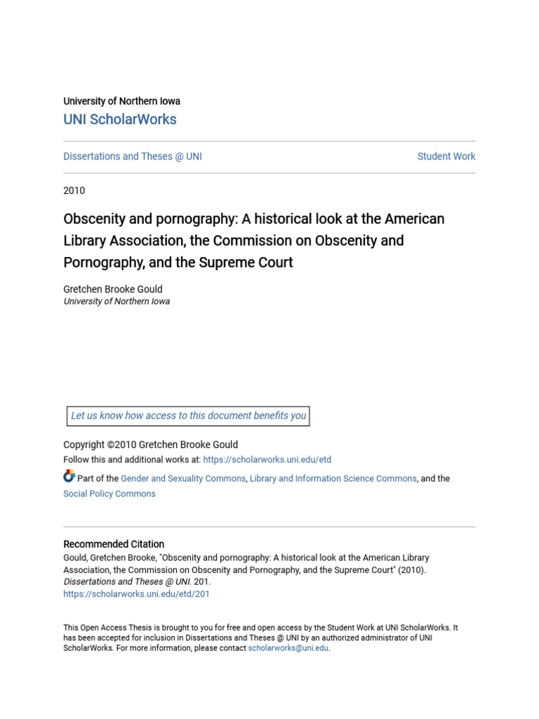 Historical Analysis of Obscenity Laws | PDF | Obscenity | Justice