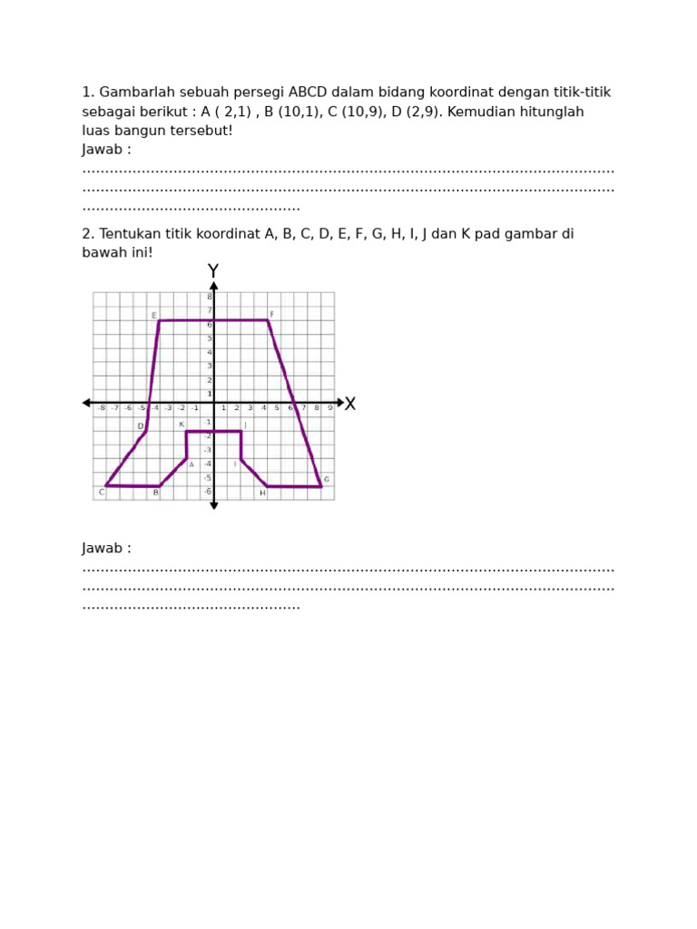 Soal Koordinat | PDF