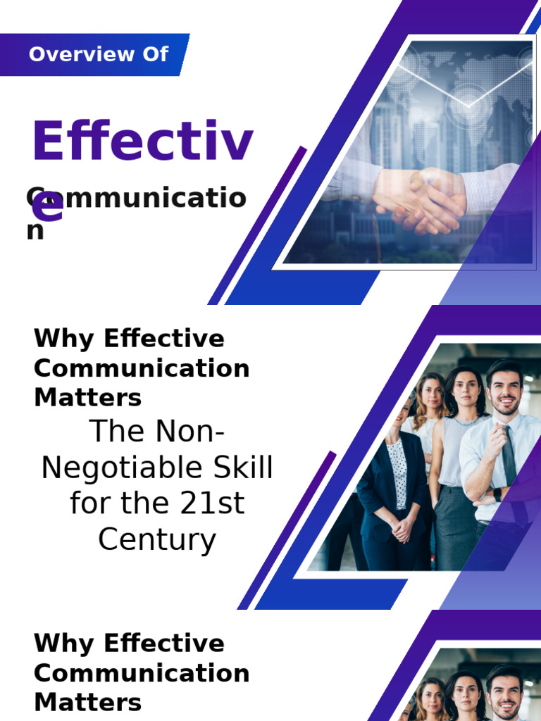 Overview of Effective Communication - Students | PDF