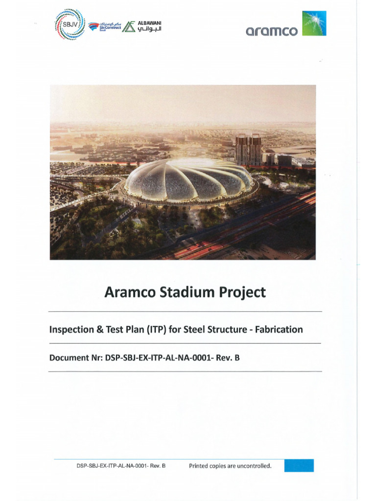 DSP SBJ EX ITP Steel Structure Fabrication AL NA 0001 - Ver4 | PDF