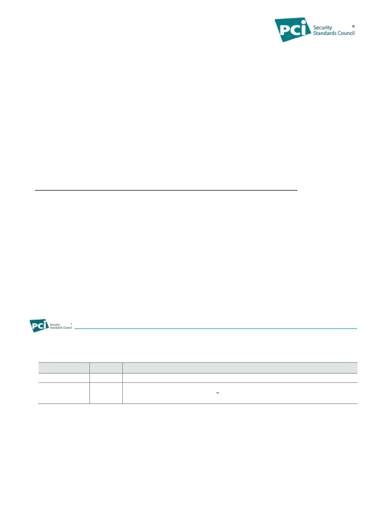 PCI Secure Software Lifecycle Standard | PDF | Risk Management ...