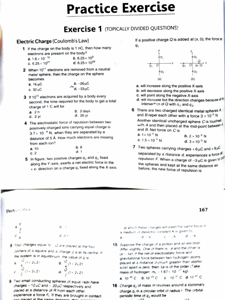 Electrostatics Arihant | PDF | Electric Charge | Force