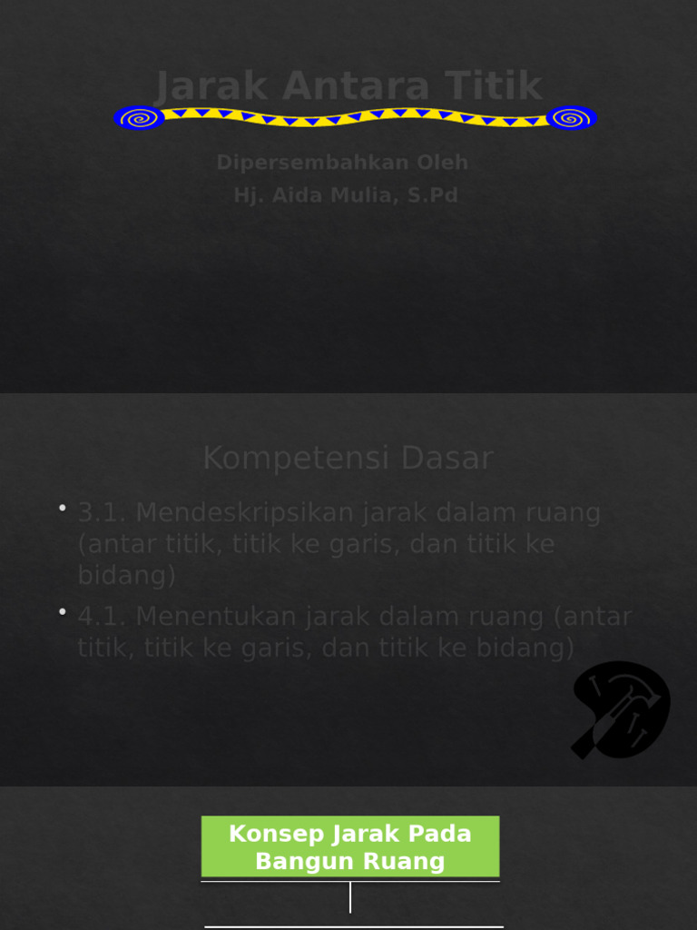 Jarak Antara Titik - Bu Aida | PDF