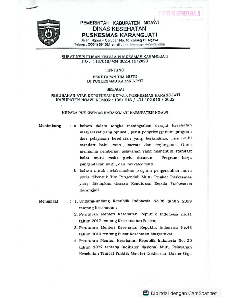 SK Tim Mutu | PDF