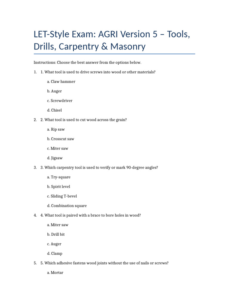 AGRI Version 5 LET Format | PDF