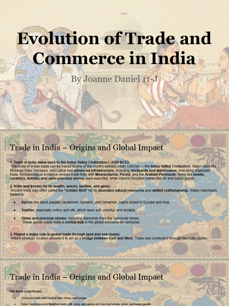 Ancient Indian Trade Evolution | PDF | Trade | Silk Road