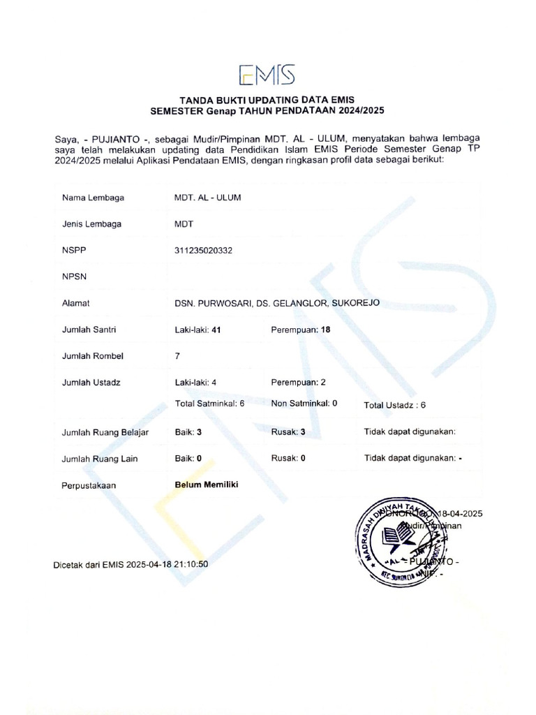 BAP 2024 2025 Genap 311235020332 MDT | PDF