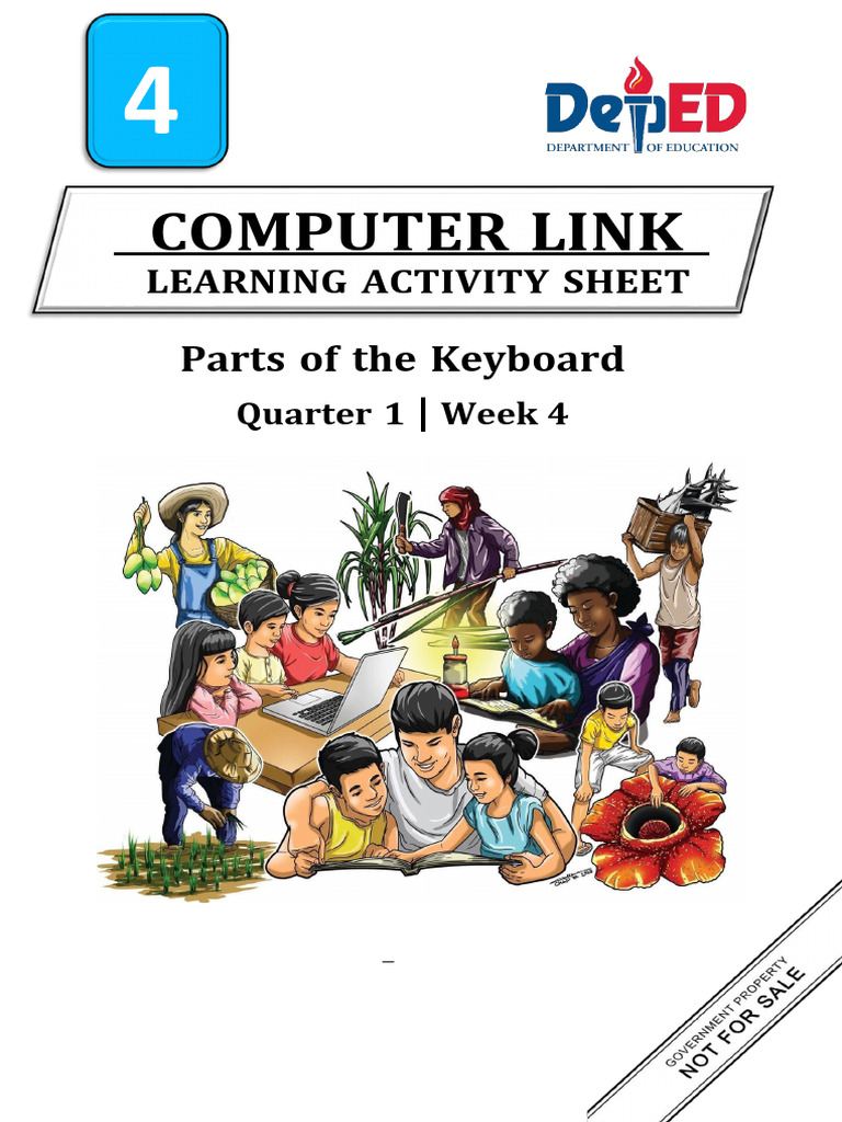 Computer Link 4 Las Quarter 1 Week 4 | PDF | Computer Keyboard | Cursor (User Interface)