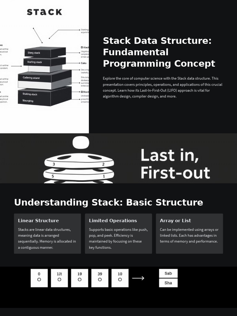 Stack Data Structure Fundamental Programming Concept (1) NEW | PDF | Computer Science ...