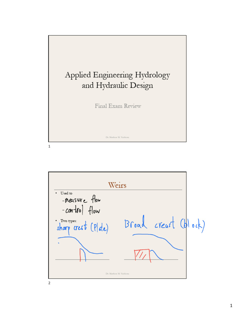 Final Exam Review Handout | PDF
