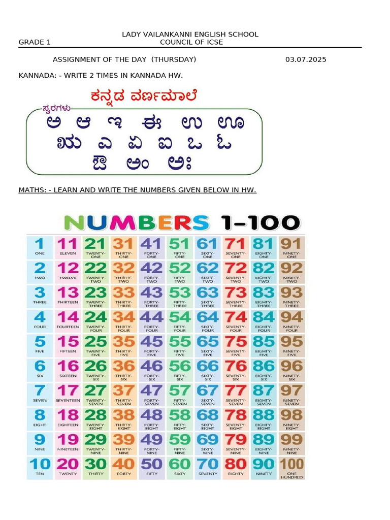 Grade 1 | PDF