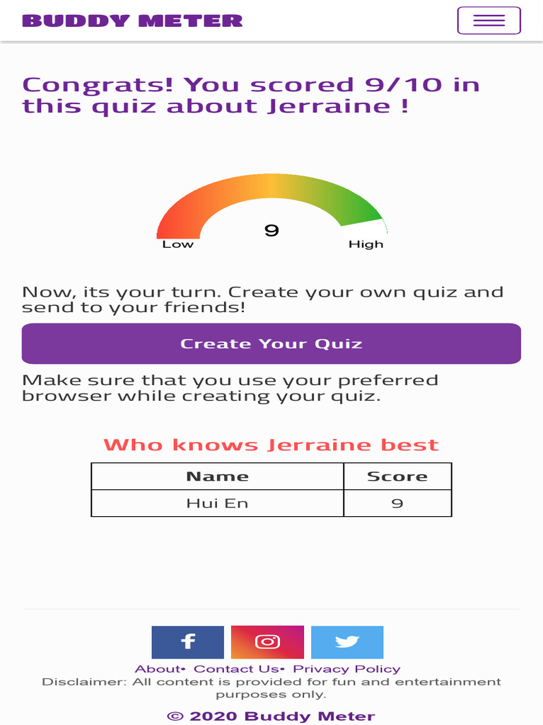 BuddyMeter - How Well Do You Know Your Friend | PDF