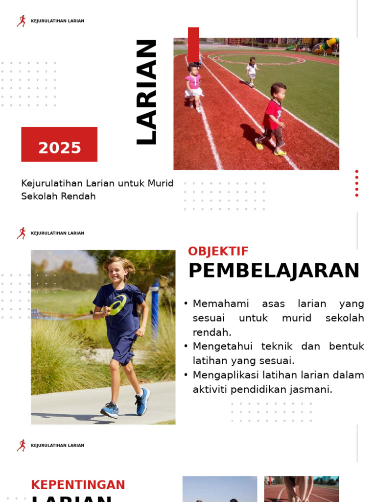 Kejurulatihan Larian untuk Murid Sekolah | PDF
