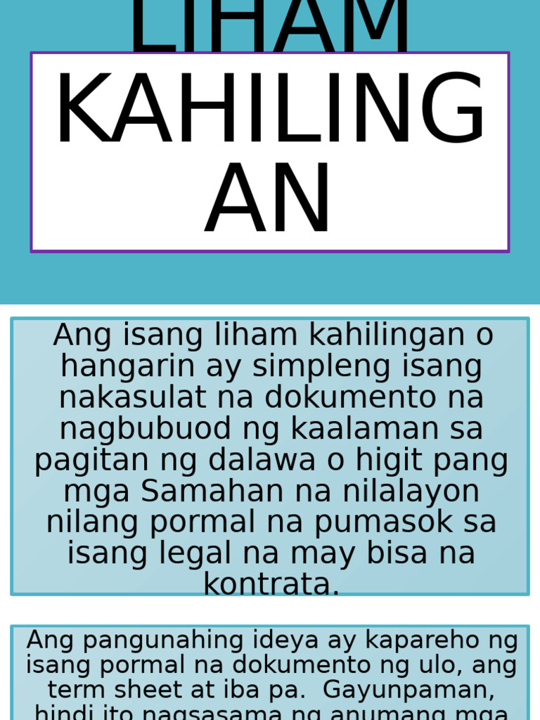 PPT9 Liham Kahilingan | PDF