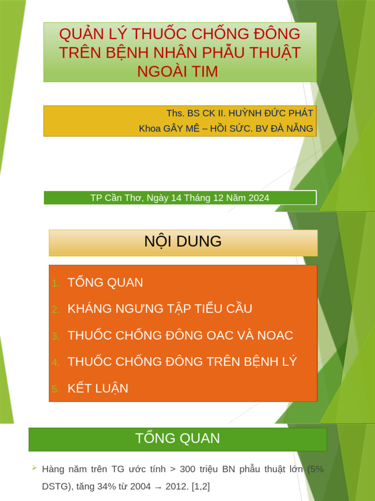 BsCK2. Đ C Phát. Quan Ly Thuoc Chong Dong Ngoai Tim | PDF